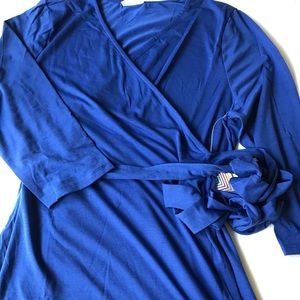 LuLaRoe | Dresses | Lularoe Michelle Dress Royal Blue Wrap Dress | Poshmark